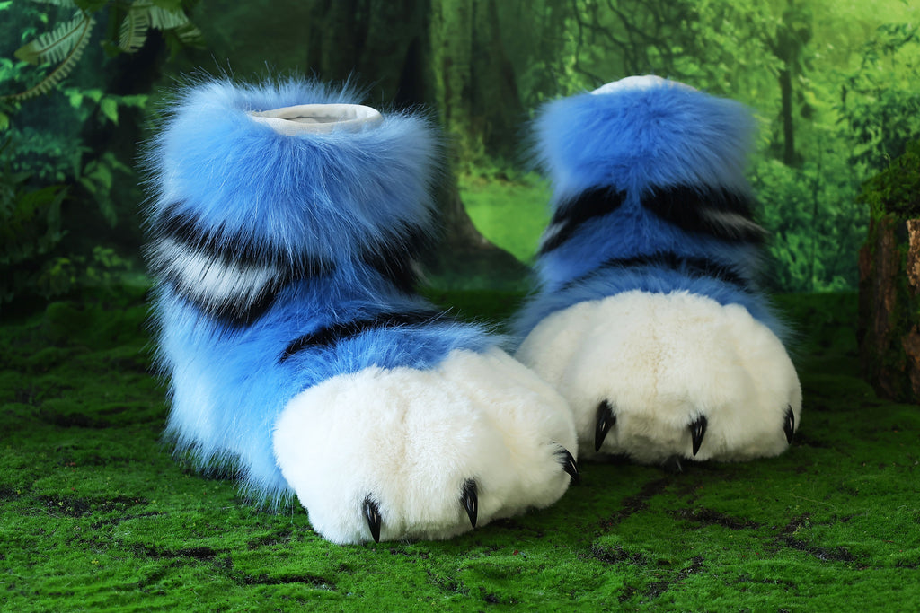 Derpy tiger cosplay feet paws fursuit feetpaws derpy tiger fursuit sho ...